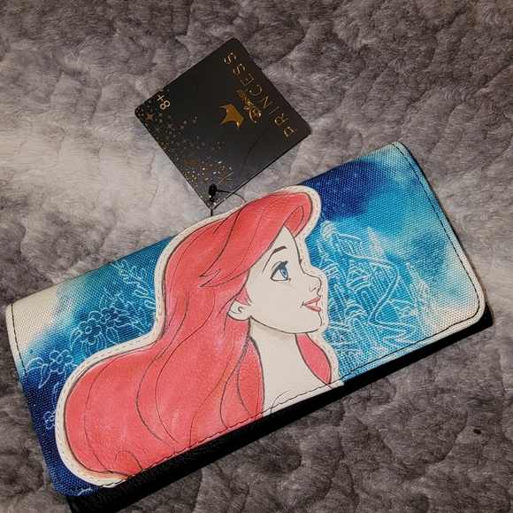 Loungefly | Bags | Nwt Loungefly Ariel Little Mermaid Large Wallet New ...